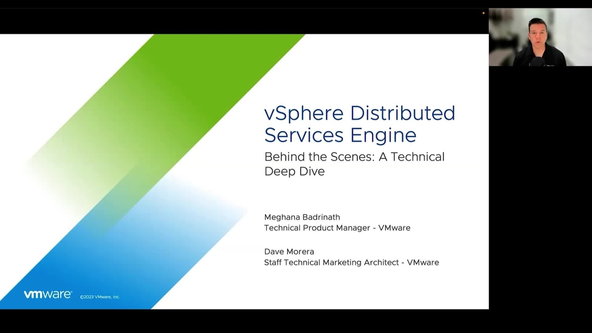 Vsphere On Dpus Behind The Scenes A Technical Deep Dive Presented By