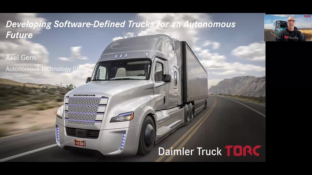 Developing Software-Defined Trucks for an Autonomous Future | GTC ...