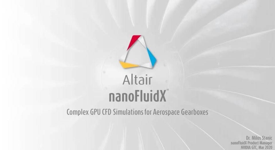 Complex 60 GPU CFD Simulations for Aerospace Gearboxes | NVIDIA On-Demand