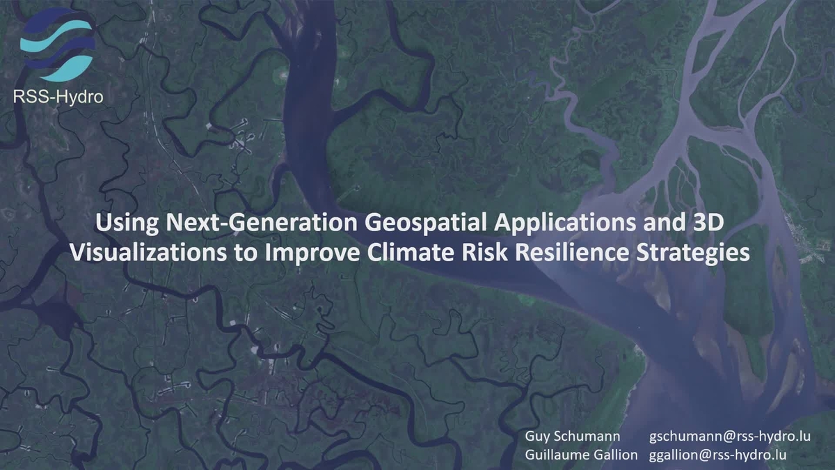 Using Next-Generation Geospatial Applications and 3D Visualizations to ...