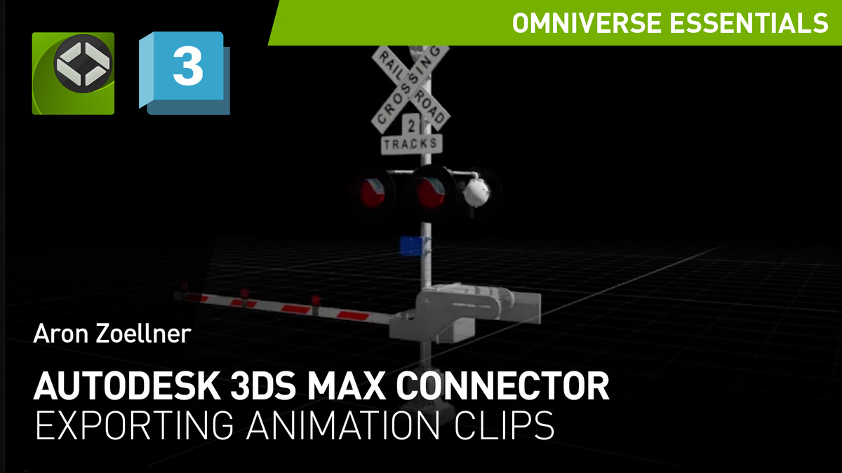 Exporting an Animation Clip with Autodesk 3ds Max Connector to NVIDIA Omniverse Create ...