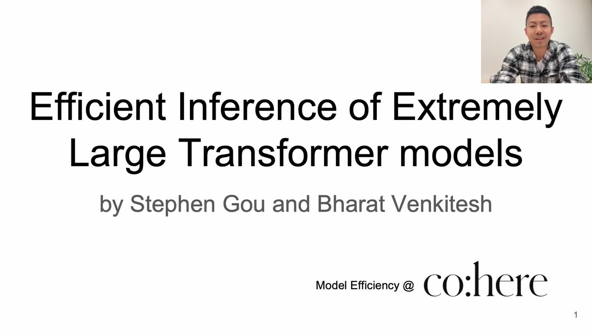 Efficient Inference Of Extremely Large Transformer Models Gtc Digital Spring 2023 Nvidia On
