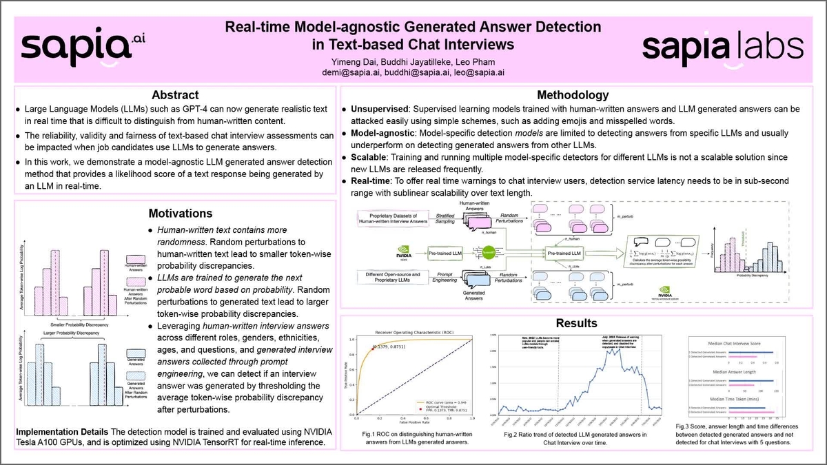 Real Time Model Agnostic Generated Answer Detection In Text Based Chat