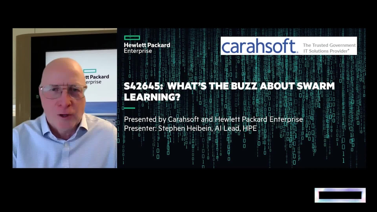 What's the Buzz about Swarm Learning? (Presented by Carahsoft and ...