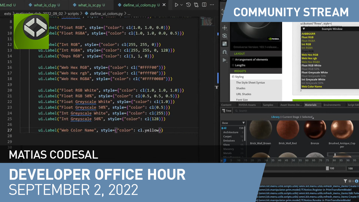 Nvidia Omniverse Developer Office Hour 09 02 2022 Omniverse 2020 Nvidia On Demand