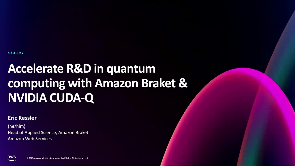 Accelerate R&D in Quantum Computing S73197 | GTC 2025 | NVIDIA On-Demand