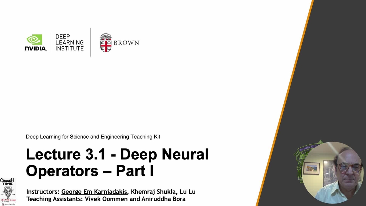 31 Deep Neural Operators Part I Dli Teaching Kits 2023 Nvidia
