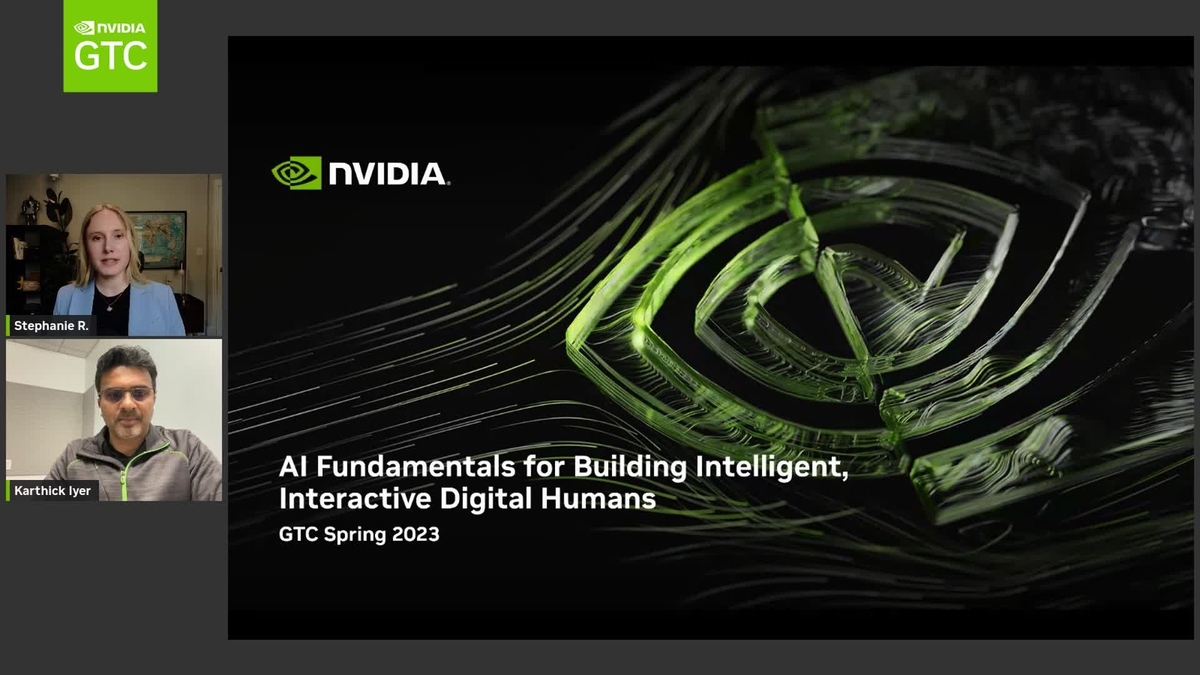AI Fundamentals for Building Intelligent, Interactive Digital Humans | GTC Digital Spring 2023 ...