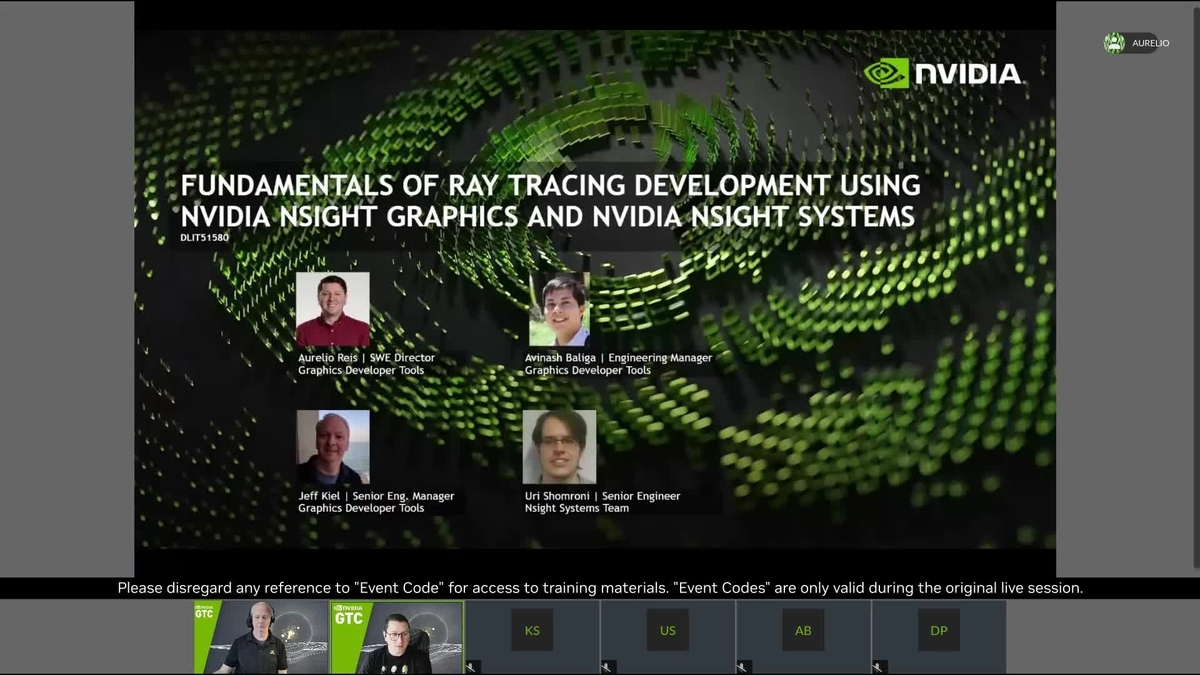 Ray Tracing Development Using Nvidia Nsight Graphics And Nvidia Nsight Systems Gtc Digital