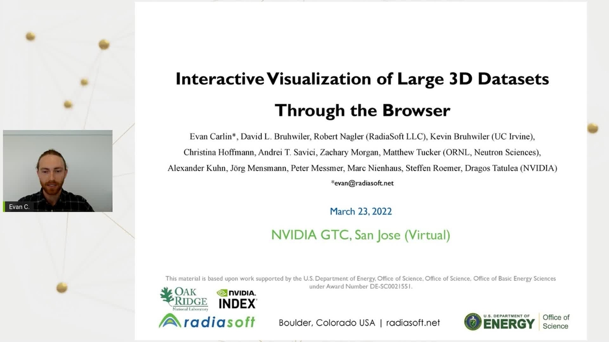Interactive Visualization Of Large 3d Scientific Data Through The