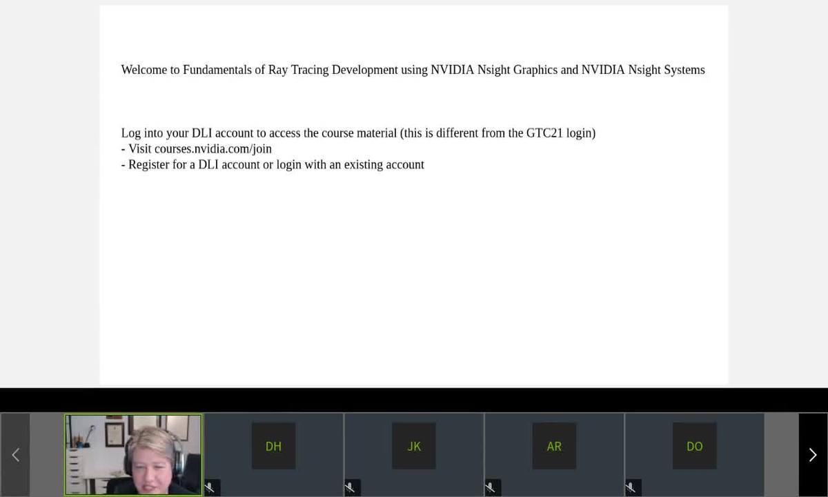 Fundamentals Of Ray Tracing Development Using Nvidia Nsight Graphics And Nvidia Nsight Systems