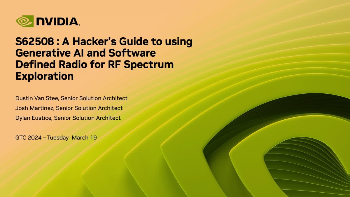 A Hacker's Guide to using GenAI and Software-Defined Radio for RF ...