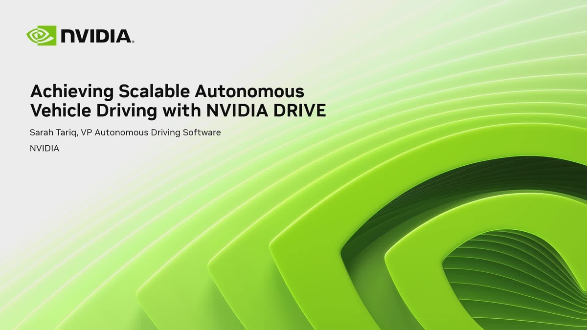 Achieving Scalable Autonomous Vehicle Driving With Nvidia Drive Se63002