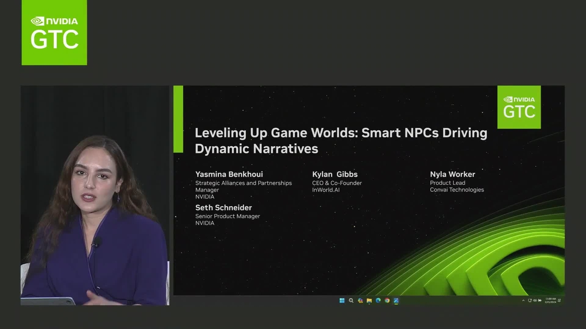 Leveling Up Game Worlds: Smart NPCs Driving Dynamic Narratives | GTC 24 ...