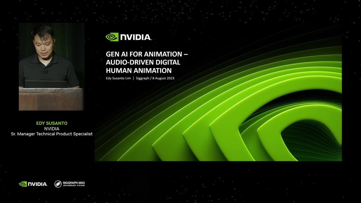 Genai For Animation—audio Driven Digital Human Animation Siggraph