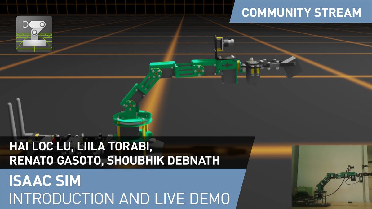 Isaac Sim Introduction And Live Demo Omniverse 2020 Nvidia On Demand
