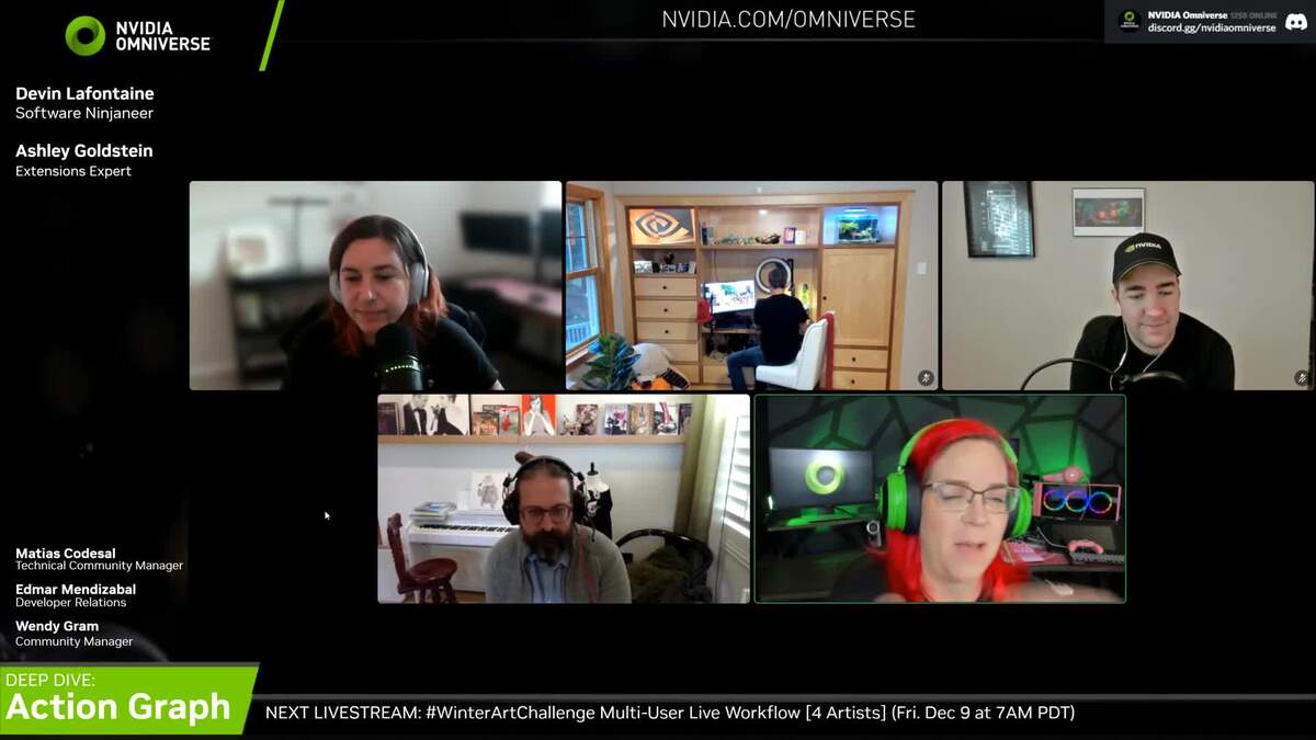 NVIDIA Community Stream | Deep Dive: Action Graph | Omniverse 2022 | NVIDIA On-Demand