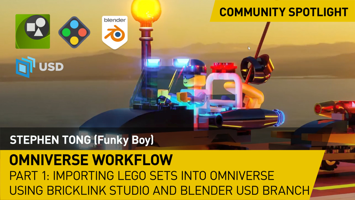 Importing Lego Sets into Omniverse using Bricklink Studio and Blender ...