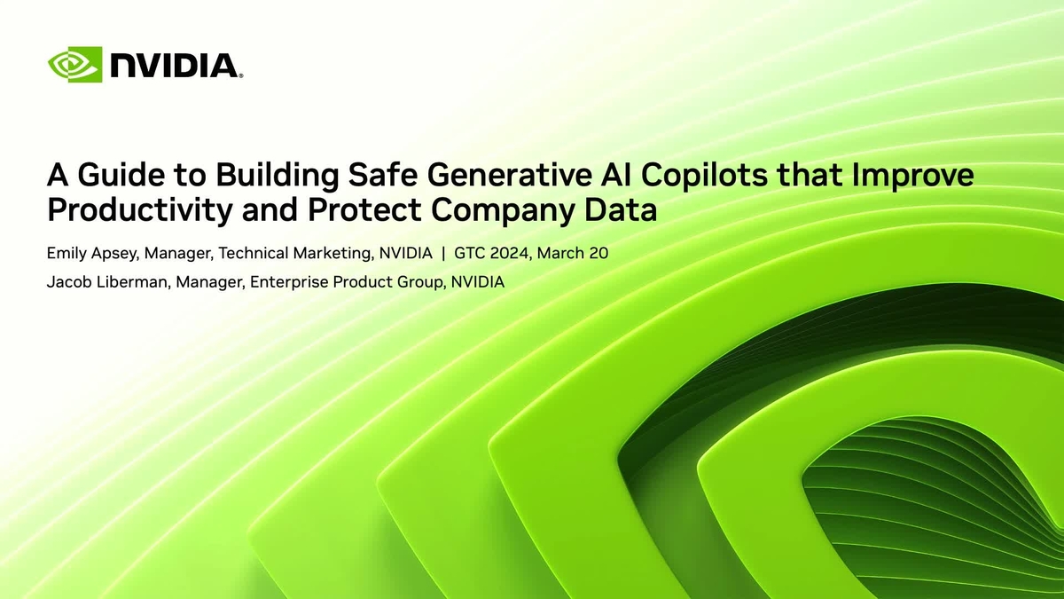 A Guide to Building Safe Generative AI Copilots that Improve Productivity and Protect Company ...