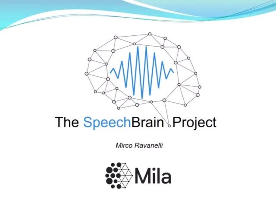 The SpeechBrain Project | NVIDIA On-Demand