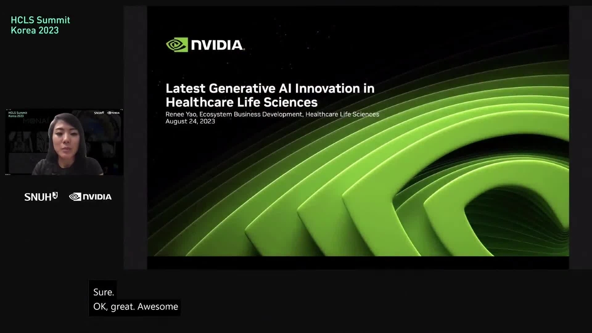 Latest Innovation In Healthcare Generative Ai Startups Hcls Summit Korea 2023 Nvidia On Demand