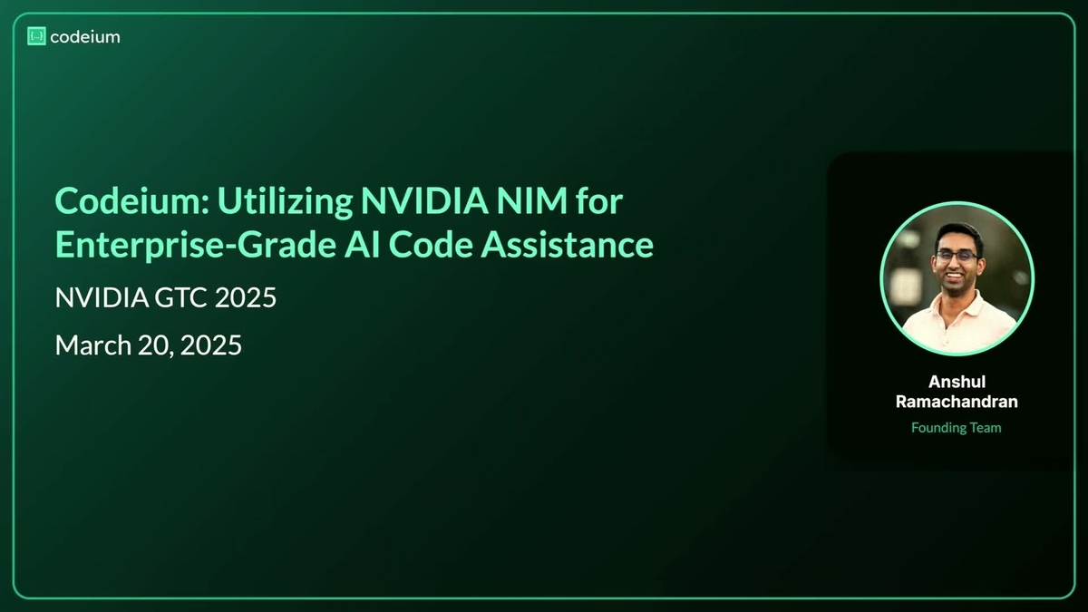 Utilizing NVIDIA NIM™ for Enterprise-Grade AI Code Assistance ...