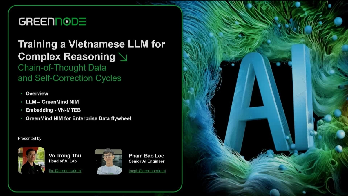 Training a Vietnamese LLM for Complex Reasoning: Chain-of-Thought Data and Self-Correction ...