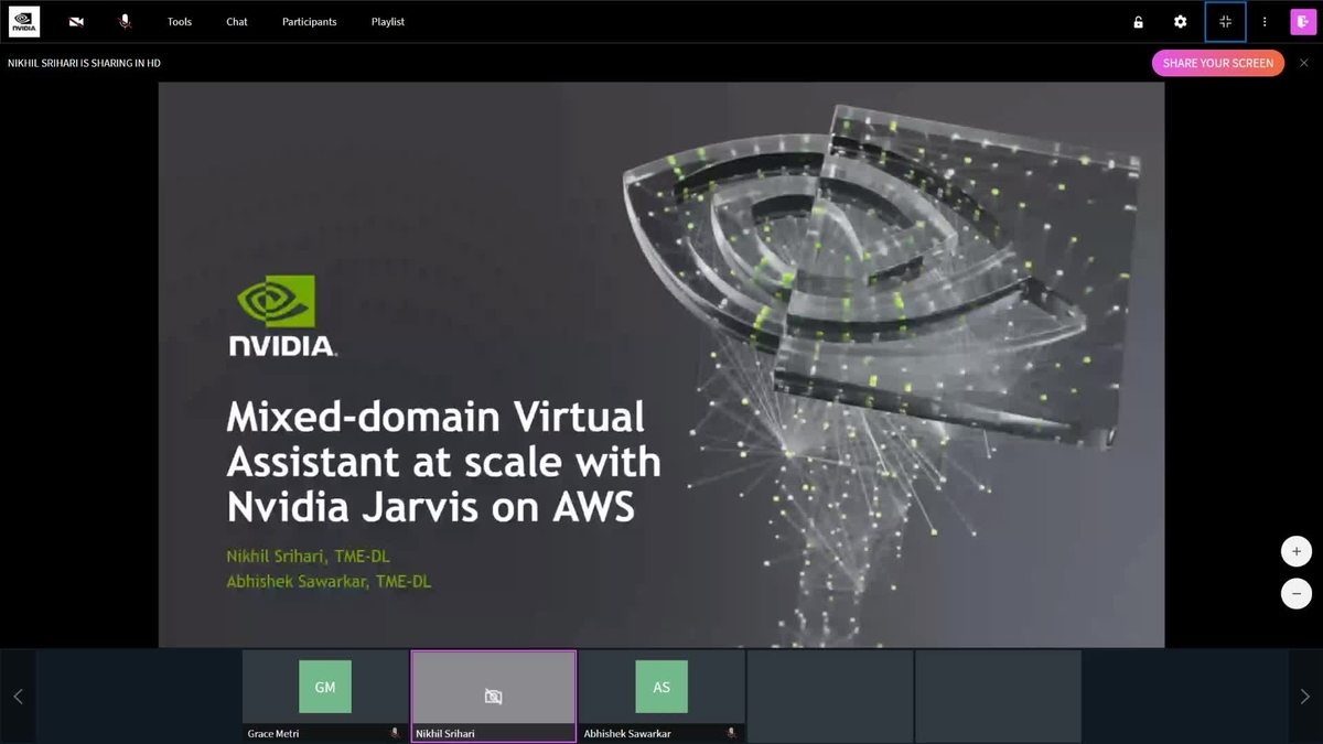 Mixed-Domain Virtual Assistant At-Scale with NVIDIA Jarvis on AWS | AWS reInvent 2020 | NVIDIA ...