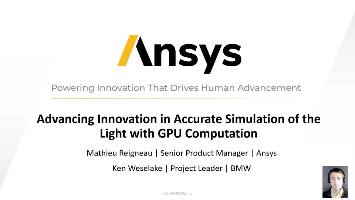 Advancing Innovation In Accurate Simulation Of The Light With Gpu Computation Presented By