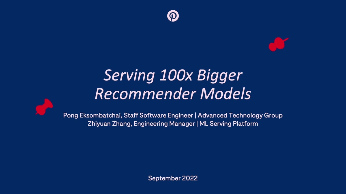 Serving 100x Bigger Recommender Models A41336 | GTC Digital September ...