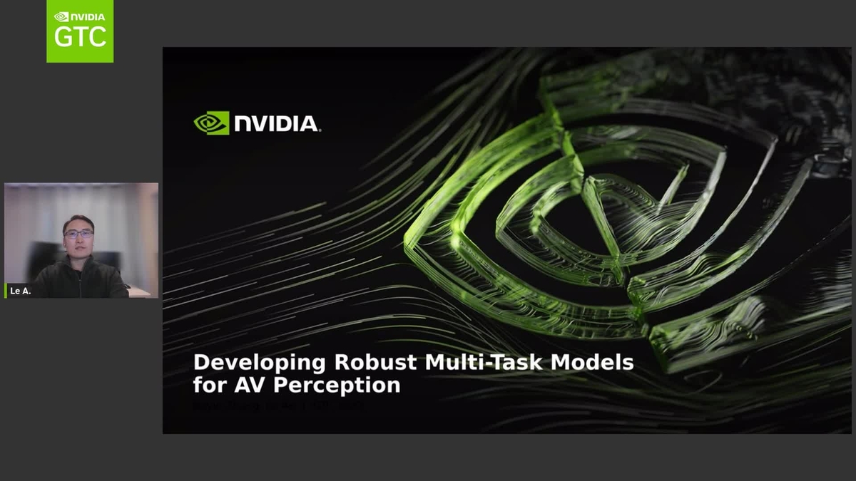 Developing Robust Multi-Task Models for AV Perception | GTC Digital Spring 2023 | NVIDIA On-Demand