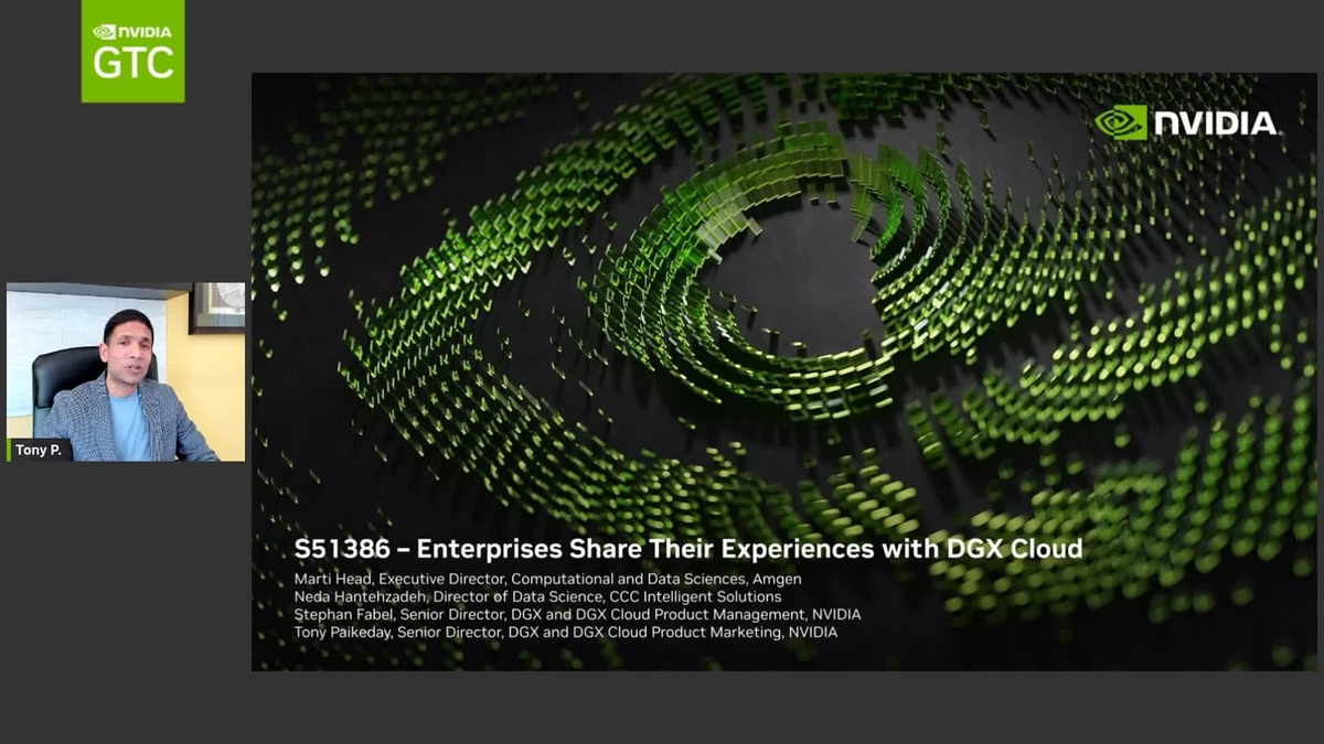 Enterprises Share Their Experience with DGX Cloud S51386 | GTC Digital Spring 2023 | NVIDIA On ...