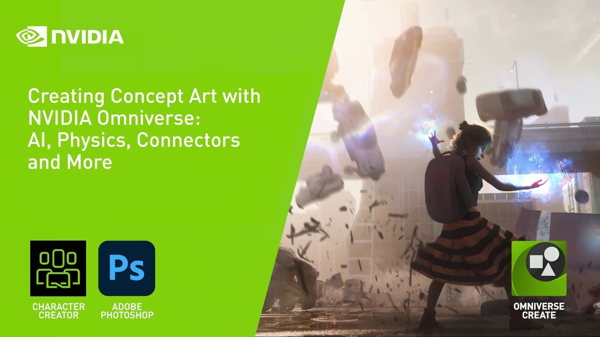 Reallusion Character Creator 3, Adobe Photoshop, and GANverse3D Extension in Omniverse Create ...