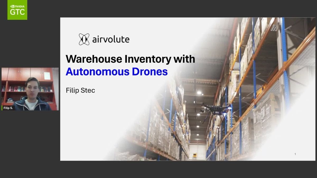Warehouse Inventory With Autonomous Drones | GTC 24 2024 | NVIDIA On-Demand