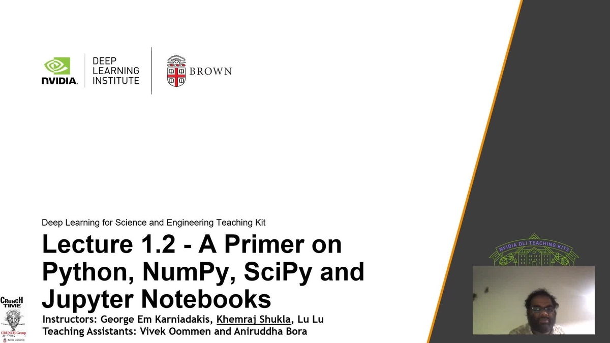 12 A Primer On Python Numpy Scipy And Jupyter Notebooks Dli Teaching Kits 2023 Nvidia