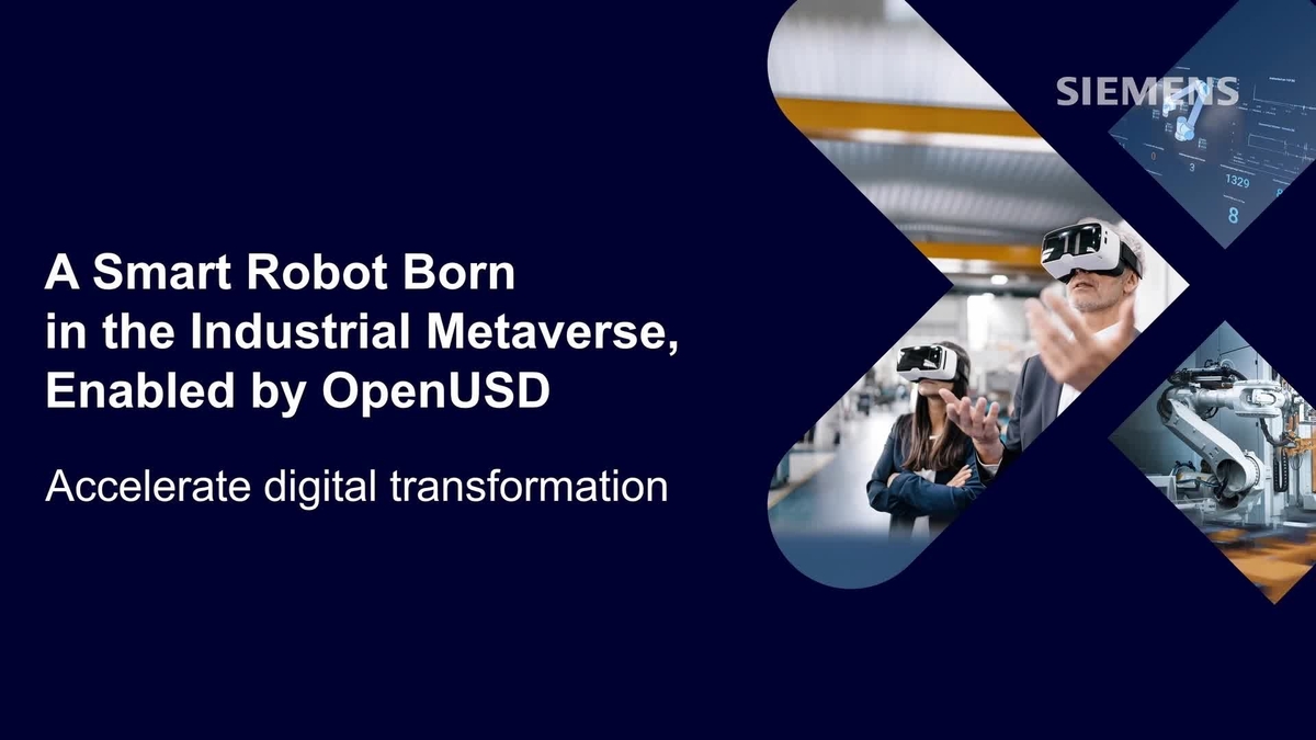 A Smart Robot Born In The Industrial Metaverse Enabled By Openusd Gtc 24 2024 Nvidia On Demand