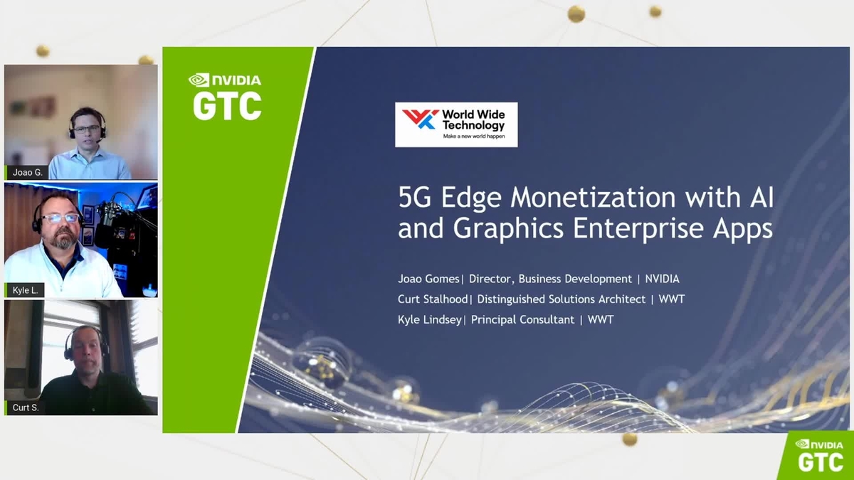 5g Edge Monetization With Ai And Graphics Enterprise Apps Gtc Digital Spring 2022 Nvidia On