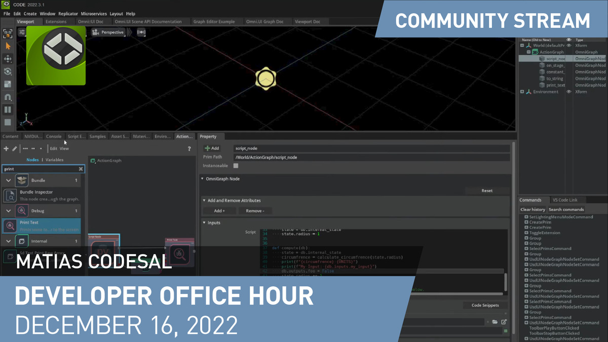 NVIDIA Omniverse Developer Office Hour - 12/16/2022 | Omniverse 2022 ...