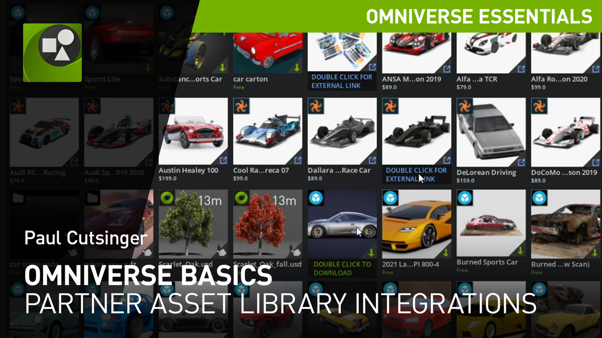 Partner Asset Library Integration Overview Omniverse 2020 Nvidia On Demand