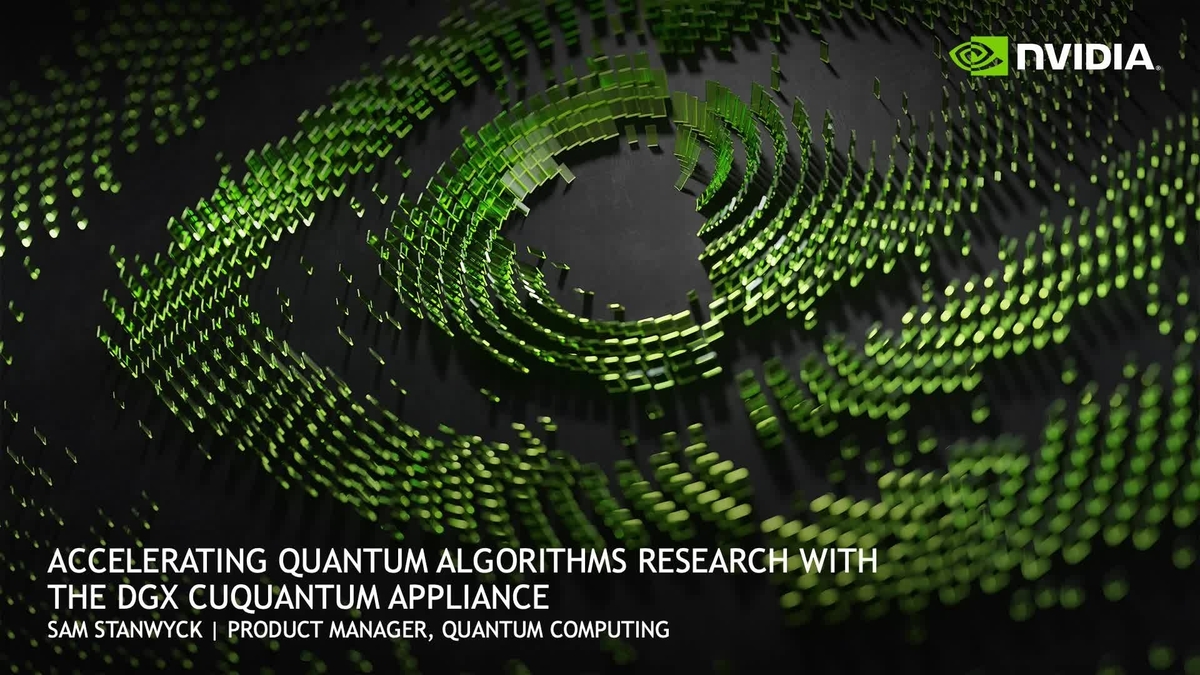 Accelerating Quantum Algorithms Research With The Dgx Cuquantum Appliance Gtc Digital Spring