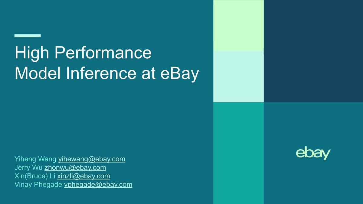 Optimizing Inference Model Serving For Highest Performance At Ebay Gtc 24 2024 Nvidia On Demand