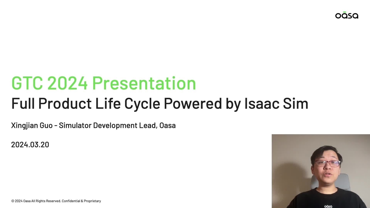 Full Product Life Cycle Powered by Isaac Sim | GTC 24 2024 | NVIDIA On ...