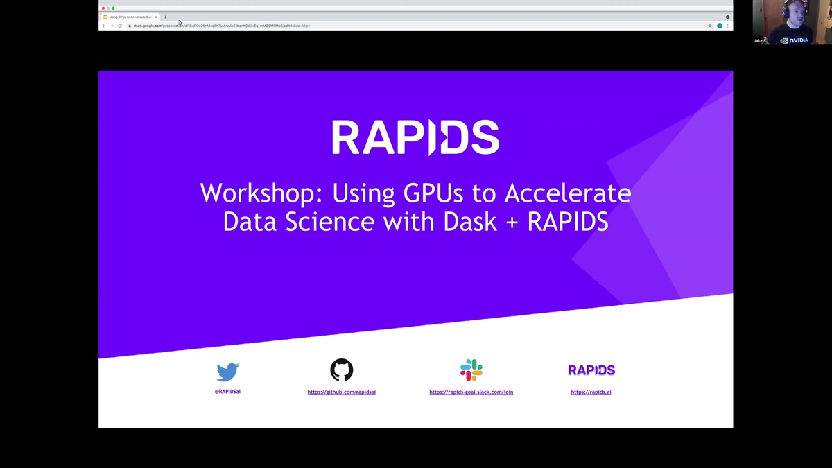Using GPUs to Accelerate Data Science with Dask + RAPIDS | Dask ...