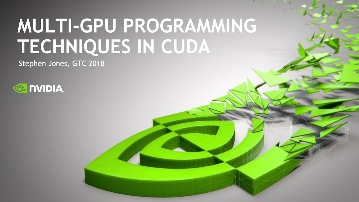Multi Gpu Programming Techniques In Cuda Nvidia On Demand
