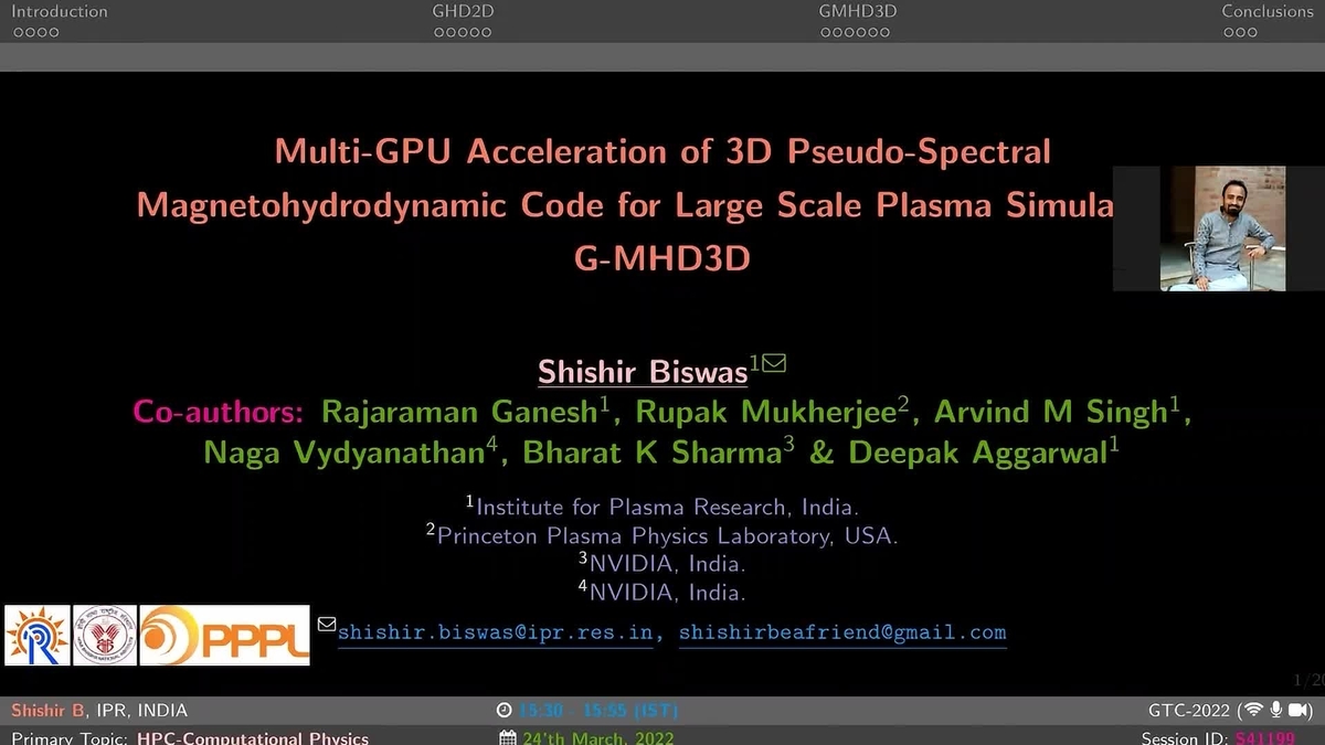 Multi Gpu Acceleration Of 3d Pseudo Spectral Magnetohydrodynamic Code