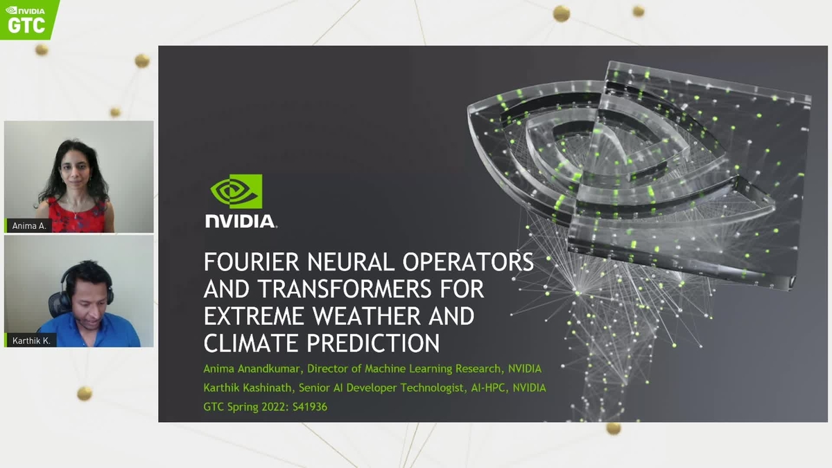 Fourier Neural Operators and Transformers for Extreme Weather and Climate Prediction | GTC ...