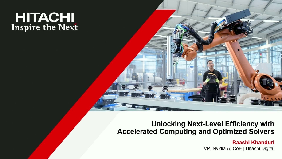 Unlocking Next-Level Efficiency with Accelerated Computing and Optimized Solvers (Presented by ...