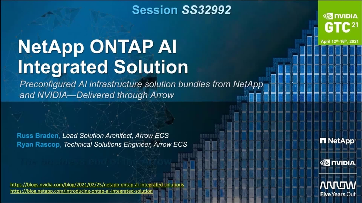 NetApp ONTAP AI Integrated Solution: Pre-Configured AI Infrastructure from NetApp and NVIDIA ...
