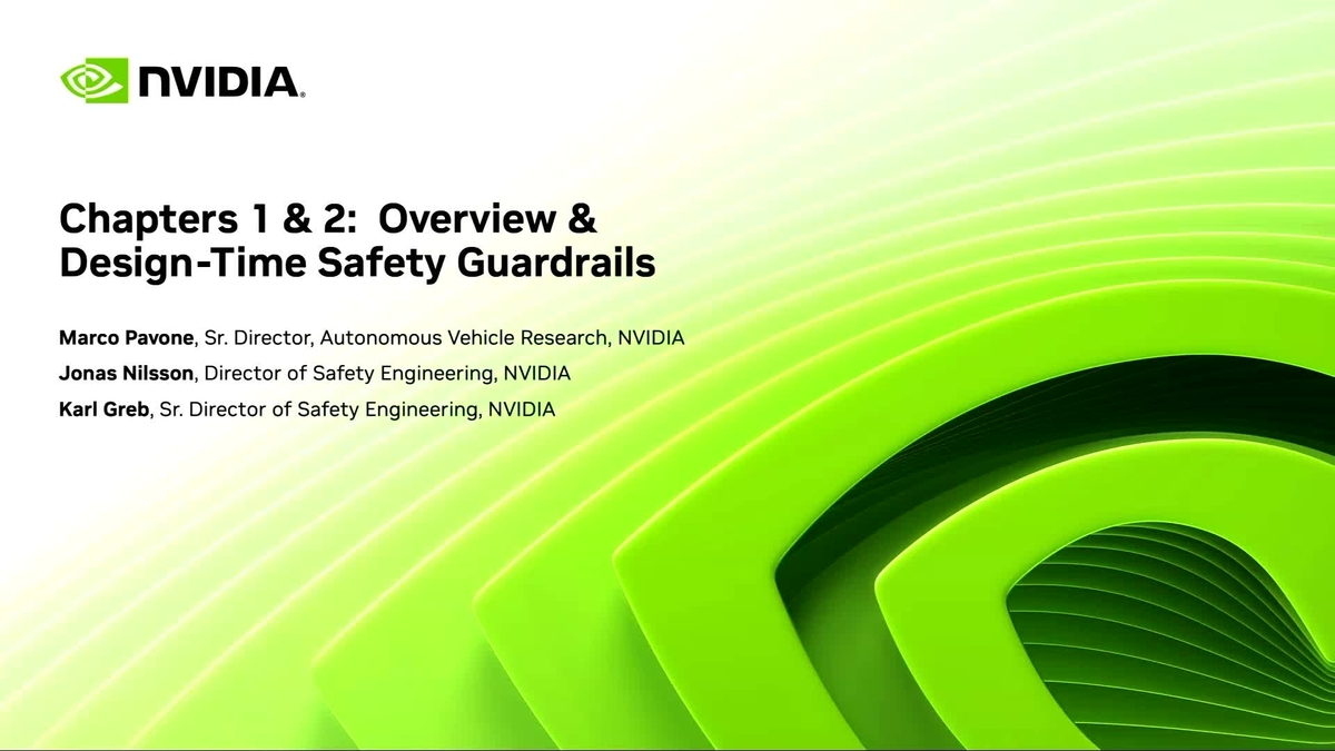Introduction to NVIDIA Halos – Strategy for AV Safety S74743 | GTC 2025 ...