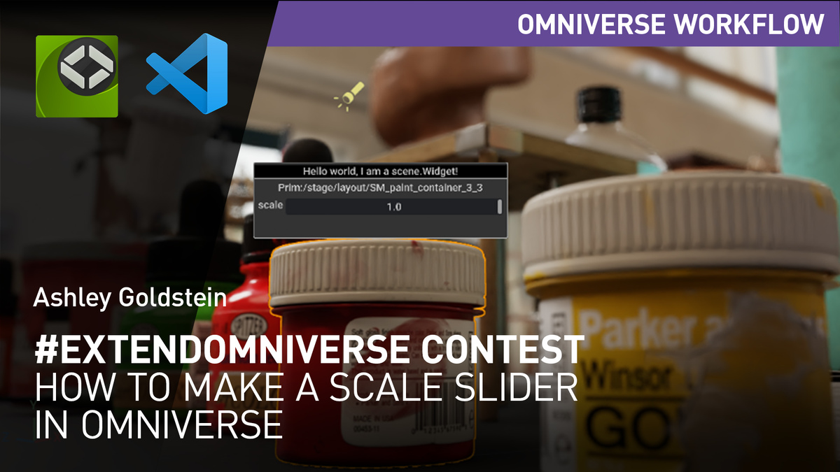 Extendomniverse Contest Example How To Make A Scale Slider In Omniverse Omniverse 2020